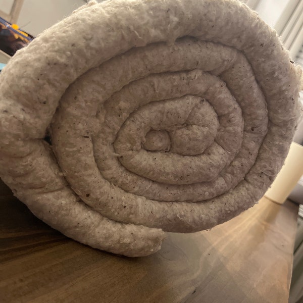 Cotton Upholstery Batting Wadding-professional Grade-raw Cotton - Etsy