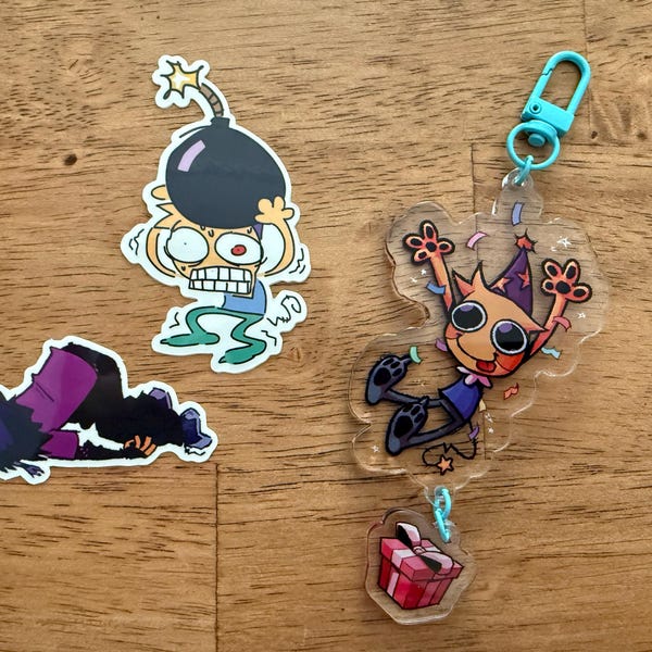 Regretevator Character Stickers - Etsy