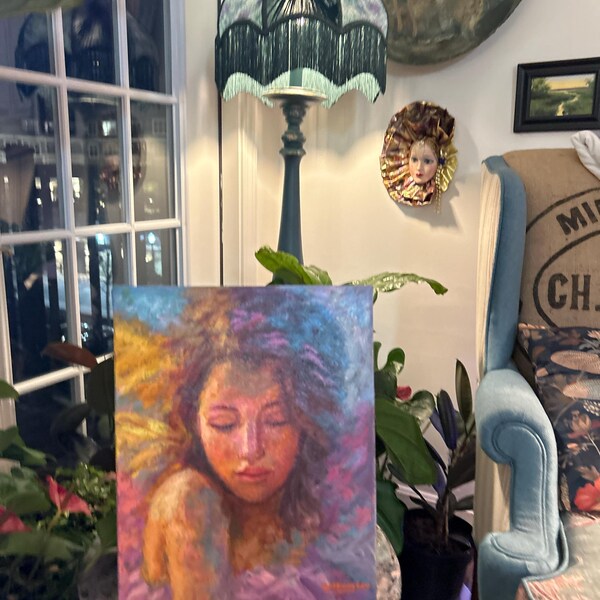 Love Vibrations- Original One of a Kind Painting on Canvas 16" X 20 ...