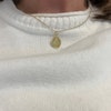 14k Gold Fire Necklace , Solid Gold Fire Symbol Pendant , Personalized ...