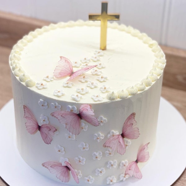 Cross Cake Toppers or Embellishments - Many Colour Choices, Any Bespoke ...