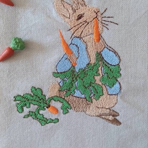 Easter Bunny Embroidery Design Peter Rabbit Machine Embroidery Design ...