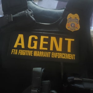 Armed Security OFFICER Embroidery Patch 4x10 and 2x5 Inches - Etsy