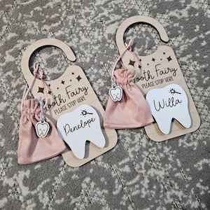 Tooth Fairy Money Holder Tooth Holder Door Hanger Tooth Pouch - Etsy