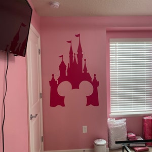 Minnie Mouse Wall Decal Cartoon Wall Decor for Kids Nursery - Etsy