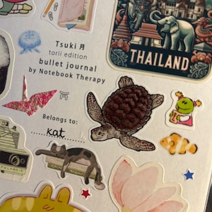 A6 Tiger Colours Sticker Sheet - Etsy