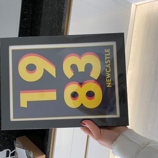 BS BRISTOL Postcode Print. Custom Personalised Postcode Typography Art ...