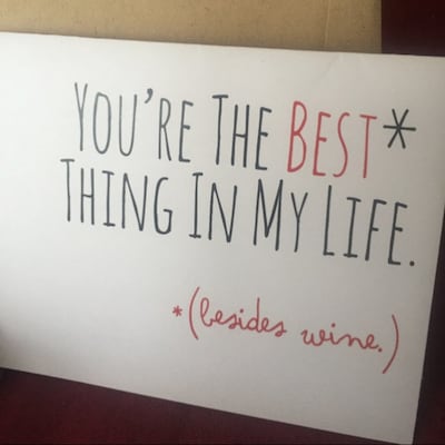 You're the Best Thing in My Life Honest Valentine - Etsy