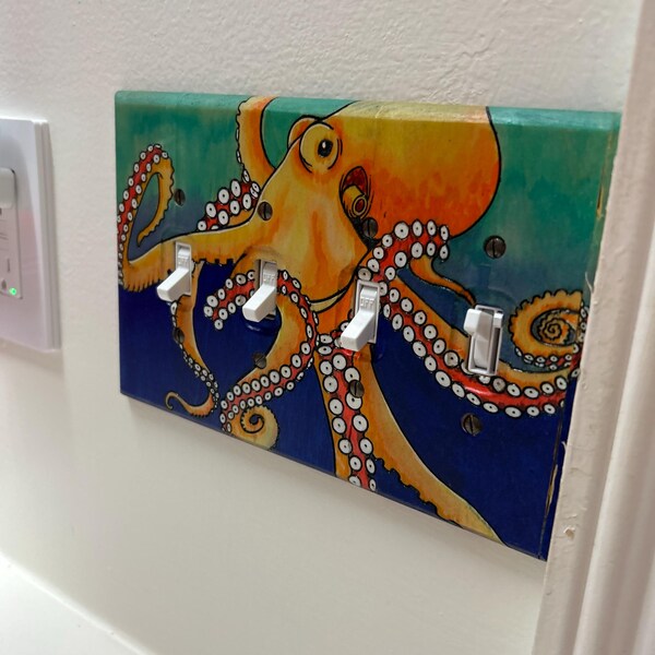 Hand Painted Tarot Card Light Switch Cover the Lovers VI Lightswitch ...