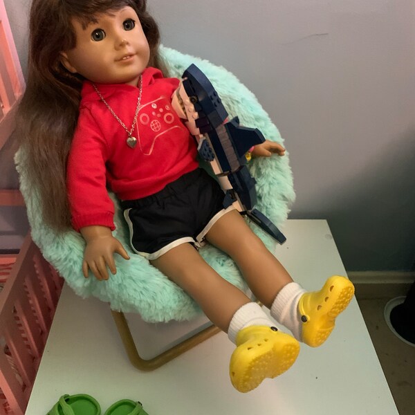 Bright and Colorful Plastic Doll Clogs for Your 18" Doll Like American ...