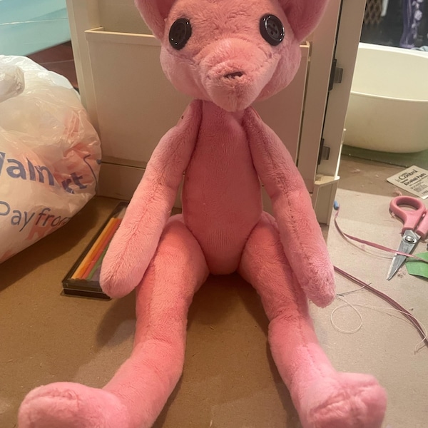 4 Sewing Pattern Bundle. Deer, Hare, Fox, Wolf, With Clothes. - Etsy