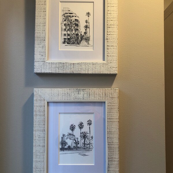 The Beverly Hills Hotel Watercolor Print, Beverly Hills, Travel ...