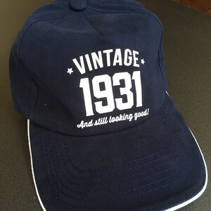 80th Birthday Hat Present Baseball Cap 80th Birthday Gift | Etsy