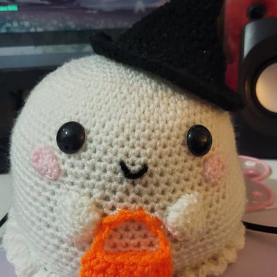Crochet Halloween Pumpkins and Ghost PATTERN Amigurumi - Etsy