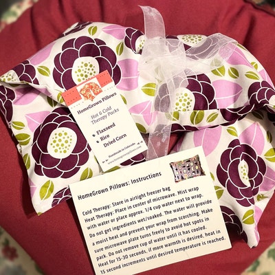 Reusable Microwave Heat Pad, Floral Corn Heating Pad, Corn Heating Pad ...