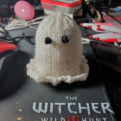 Knit Your Own Friendly Little Ghost pdf Knitting Pattern - Etsy
