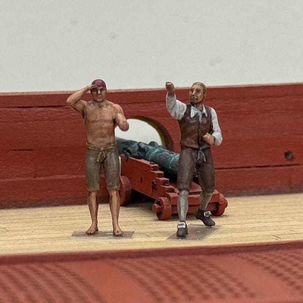 Naval Sailor Miniatures – Model Ship Crew Figures – Scales: 1/96, 1/84 ...