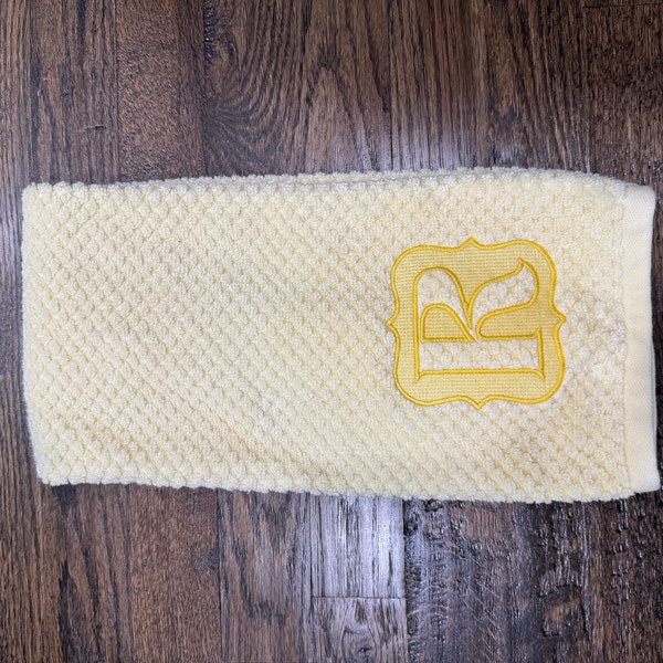 Embossed Monogram Towel Machine Embroidery Designs A-Z Assorted Sizes ...