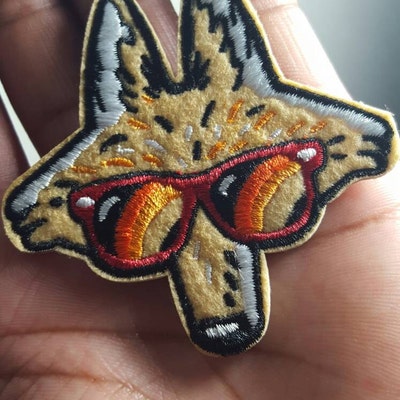 Cool as a Coyote Felt Patch - Etsy