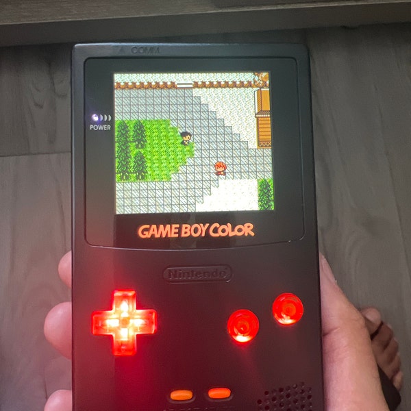 Custom Q5 IPS LED Logo Xl BACKLIT Funnyplaying Nintendo Gameboy Color ...