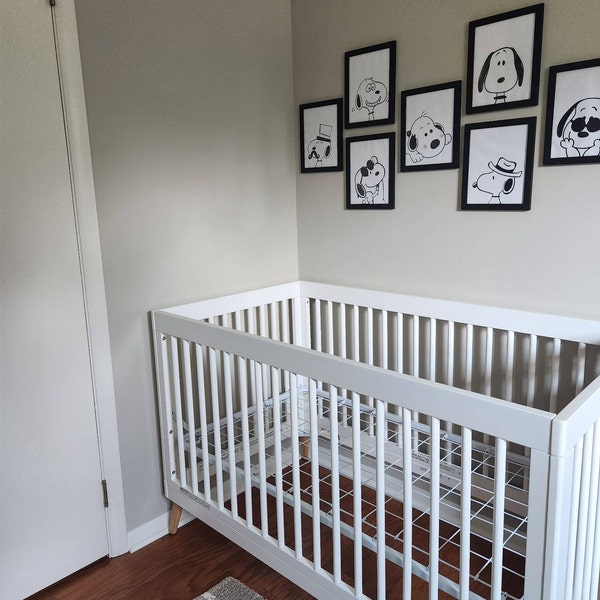 12 Peanuts/snoopy/charlie Brown Character Poster/nursery Kindergarten ...