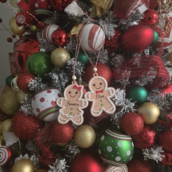 Personalized Gingerbread Christmas Ornament, 3D Customized Cookie ...