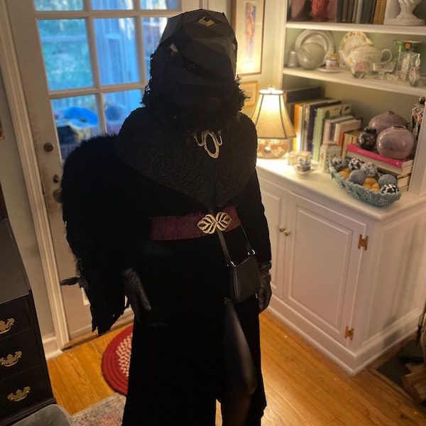 Raven Mask, Crow Mask, Gift Idea, DIY Printable Animal Mask, Instant ...