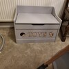 Personalised Toy Box - Soft Grey - Etsy UK