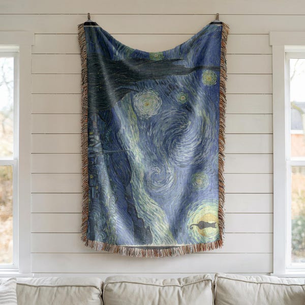 Woven Blanket Mockup, Woven Throw Blanket Mock Up, Print on Demand ...