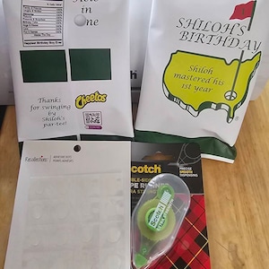 Personalized Woody and Buzz Chip Bags Digital pdf and Folded and ...