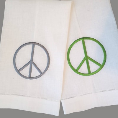 Peace Embroidery Design. Peace Sign Embroidery Design. Peace Symbol ...