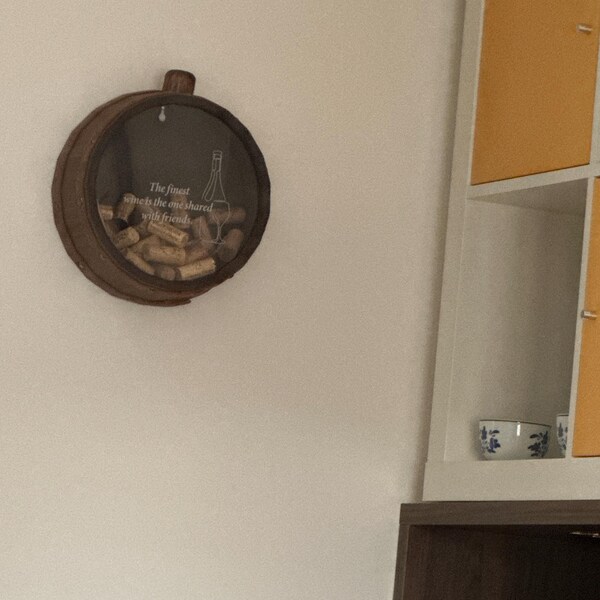 Rustic Wine Cork Shadow Box, Wine Cork Collector, Wine Cork Frame ...