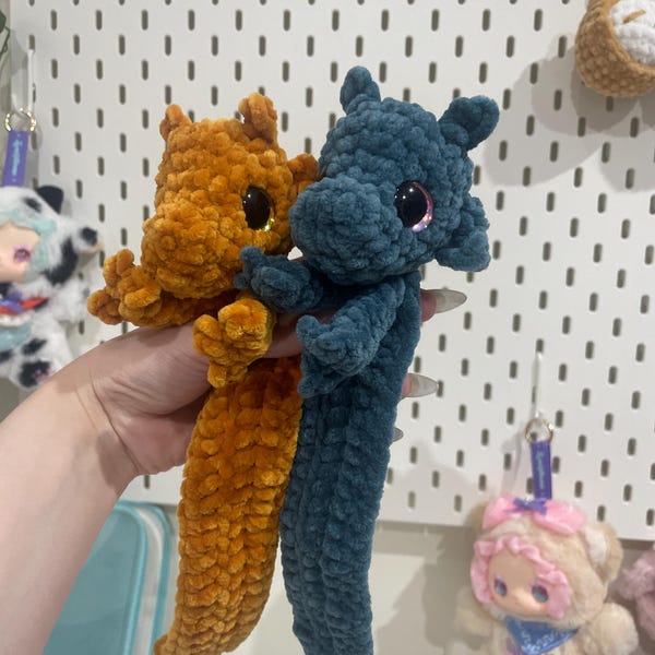 Dragon Book Buddy + Baby Dragon Mod, Dragon Crochet Bookmark, No Sew ...