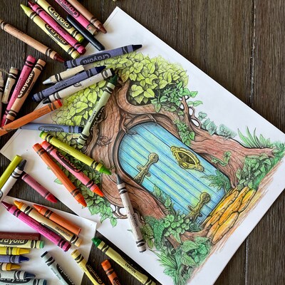 50 Enchanted Underwater Coloring Book, Printable Under the Sea Coloring ...