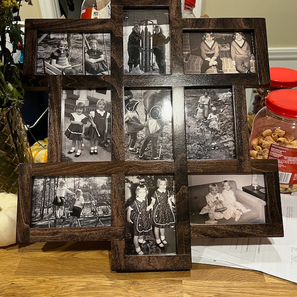 4x4 PICTURE COLLAGE Frame, Square Photo Frame for 4x4s - Etsy