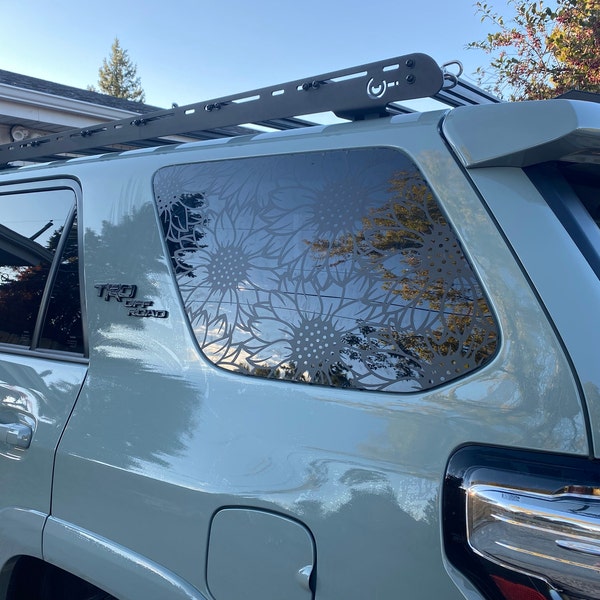 4runner Side Window Decals. Sunflower Design. Available for 1st, 2nd ...