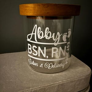 Personalized Labor and Delivery Jar Keep Track of Delivered Babies ...