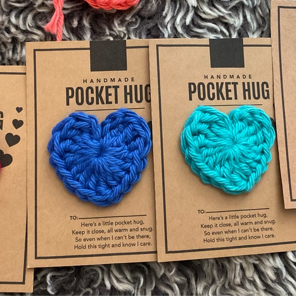 PRINTABLE Pocket Hug Tags - Digital PDF - DIY Packaging, Backing and ...