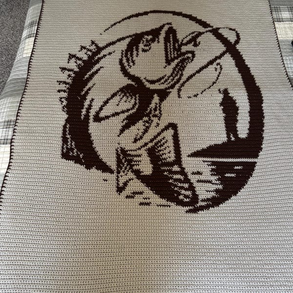 Pirate Octopus Crochet Afghan Pattern Graph - Etsy