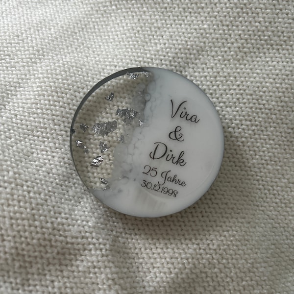 Personalized Epoxy Resin Magnet - Wedding Engagement Henna Night Favors ...