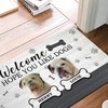 Samoyed Doormat, Samoyed Mat, Samoyed Rug, Visiting My House Mat ...
