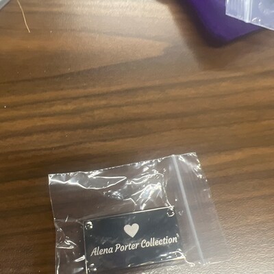 Metal Purse Bag Labels,4828mm Personalized Laser Custom Logo/name Purse ...