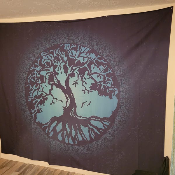 Vegvisir Wall Tapestry | Viking Compass Wall Hanging | Nautical ...