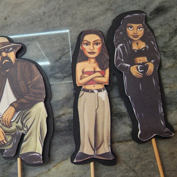 HOMIES. 3D Cupcake Toppers - Etsy