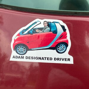 Adam Designated Driver Vinyl Sticker - Etsy