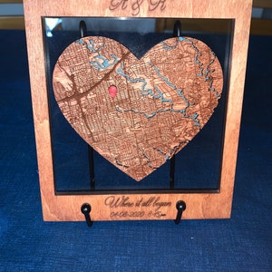 Personalised Map Location Key Holder for Wall Custom Magnetic - Etsy