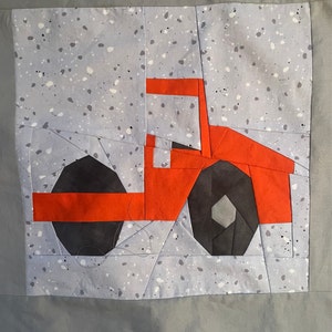 Chicken 12 Inch Foundation Quilt Block Pattern From the Farm | Etsy