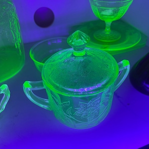 Crystal Manhattan Depression Glass Insert for Relish Tray - Etsy