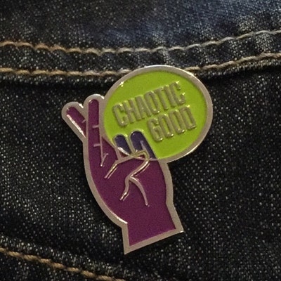 Chaotic Good RPG Alignment 1.25 Enamel Pin - Etsy