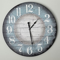 24 Hour Wall Clock - Etsy